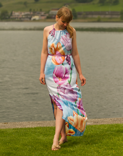 Maxi Dress Sewing Pattern - Halter Dress Pattern | Gina Renee Designs