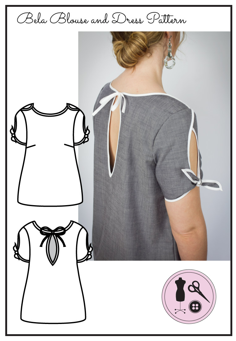 Simple Blouson Dress Pattern