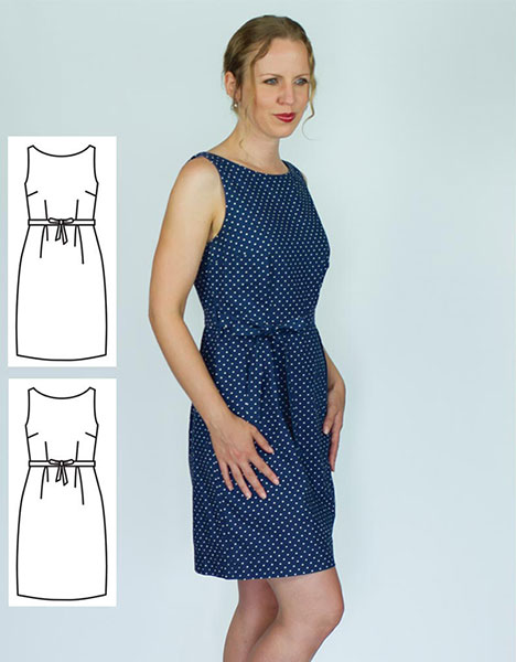 Dress Pattern - Classic Dress Sewing Pattern | Gina Renee Designs