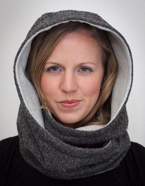 Hooded Infinity Scarf Pattern - Scarf Pattern | Gina Renee Designs